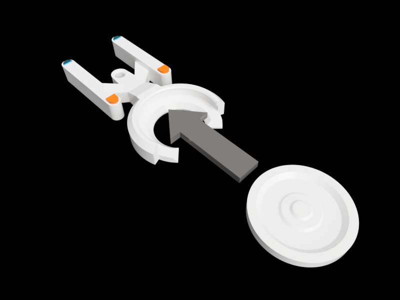 Enterprise Trolley Coin Holder by TorusKnot | Download free STL model ...