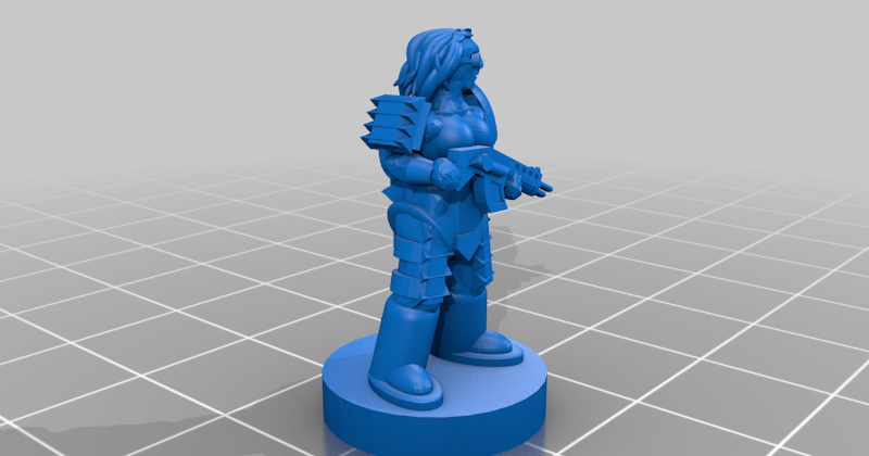 Midna Gardner, Space Warden by Ellie_Valkyrie | Download free STL model ...