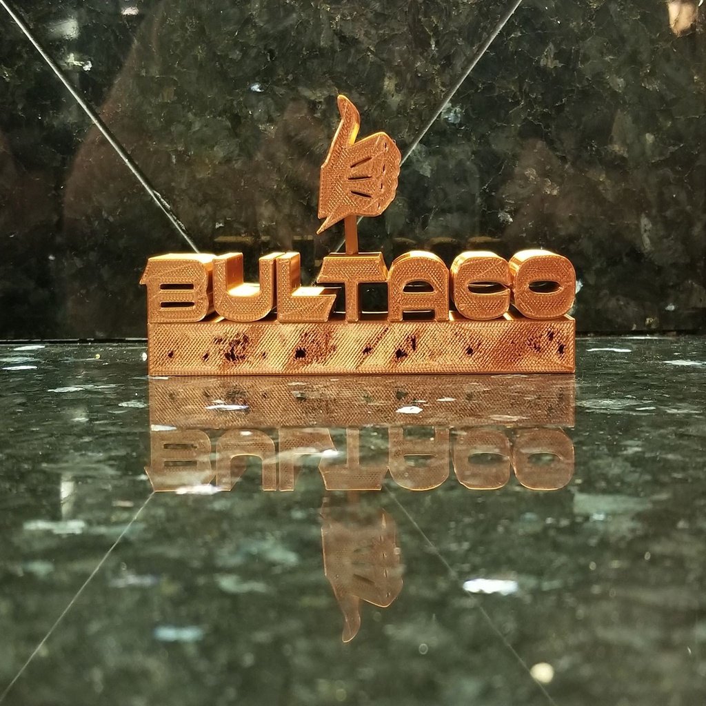 Bultaco Logo Remix by Ellie_Valkyrie | Download free STL model ...