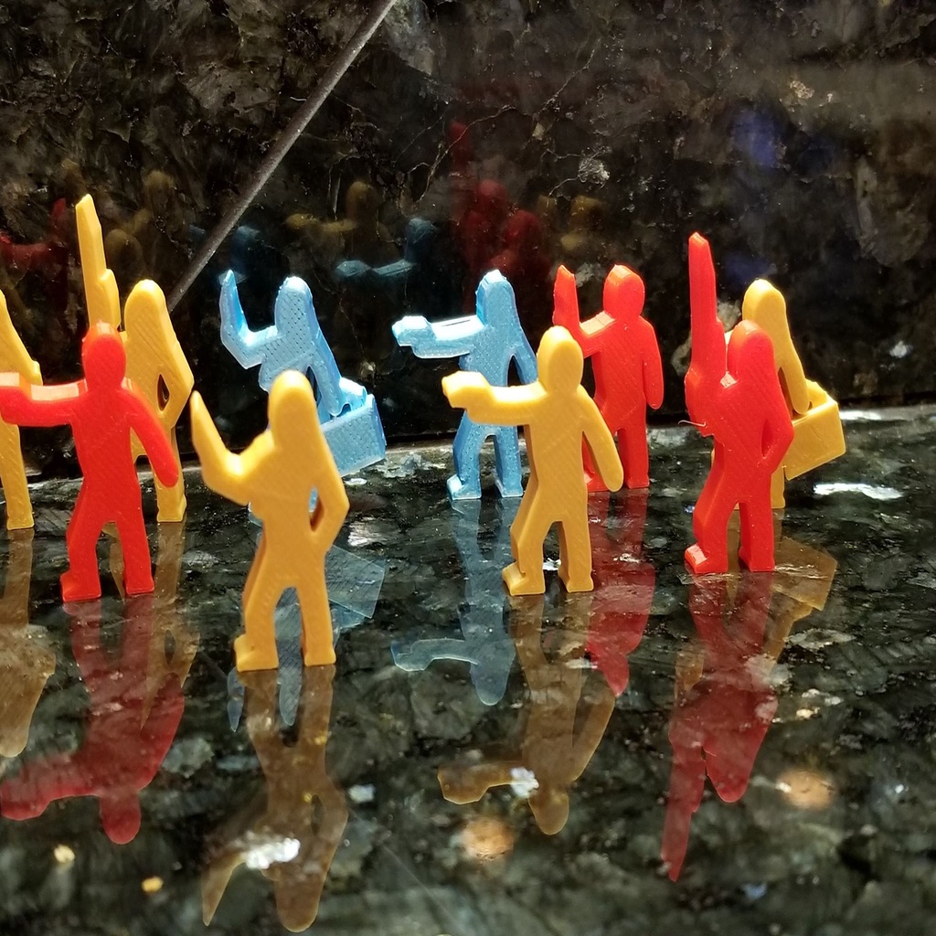 Starfleet Meeples by Ellie_Valkyrie | Download free STL model ...