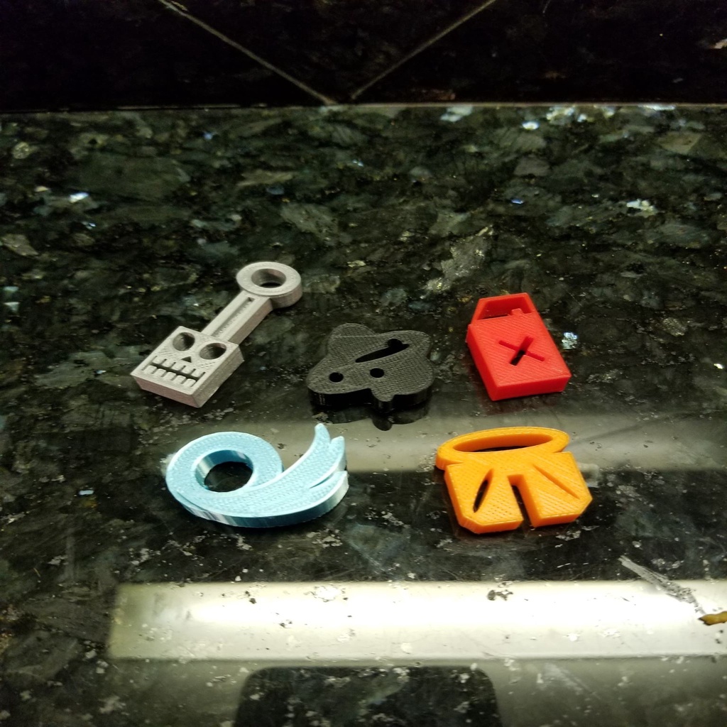 Post Apocalyptic Tokens by Ellie_Valkyrie | Download free STL model ...