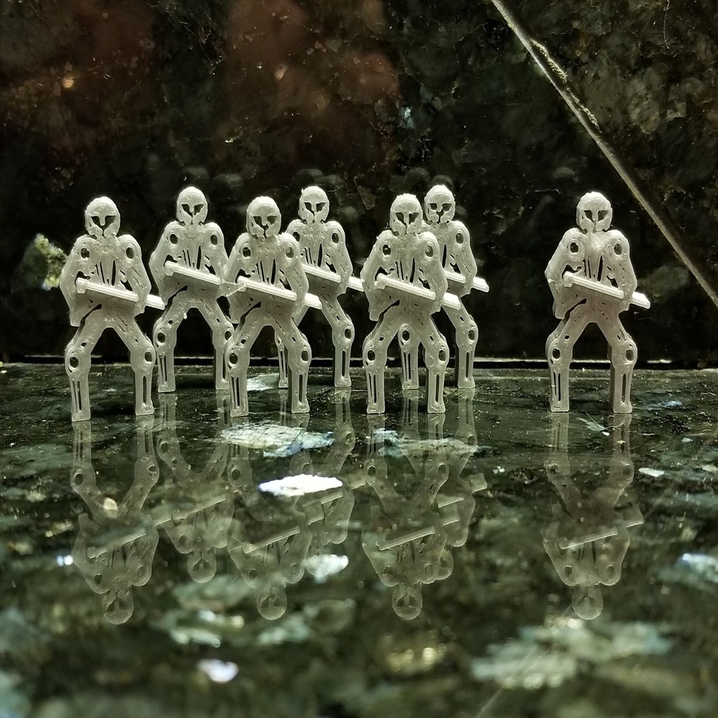 Skeleton Robot Meeples by Ellie_Valkyrie | Download free STL model ...