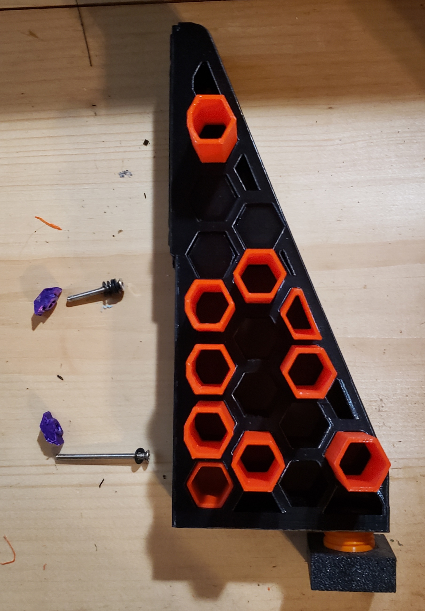Honey comb inserts foradjustable xz mini prusa leg stabilizer by Ninja ...