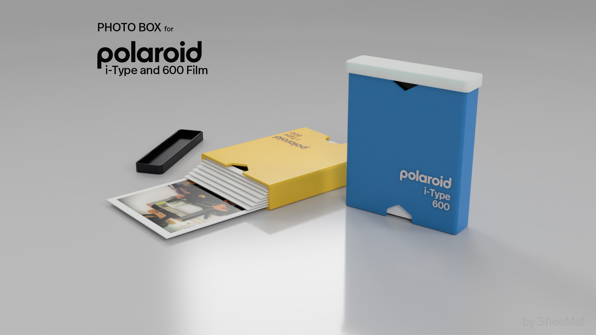 Transport Box for Polaroid i-Type and 600 film photos by SheepMe ...