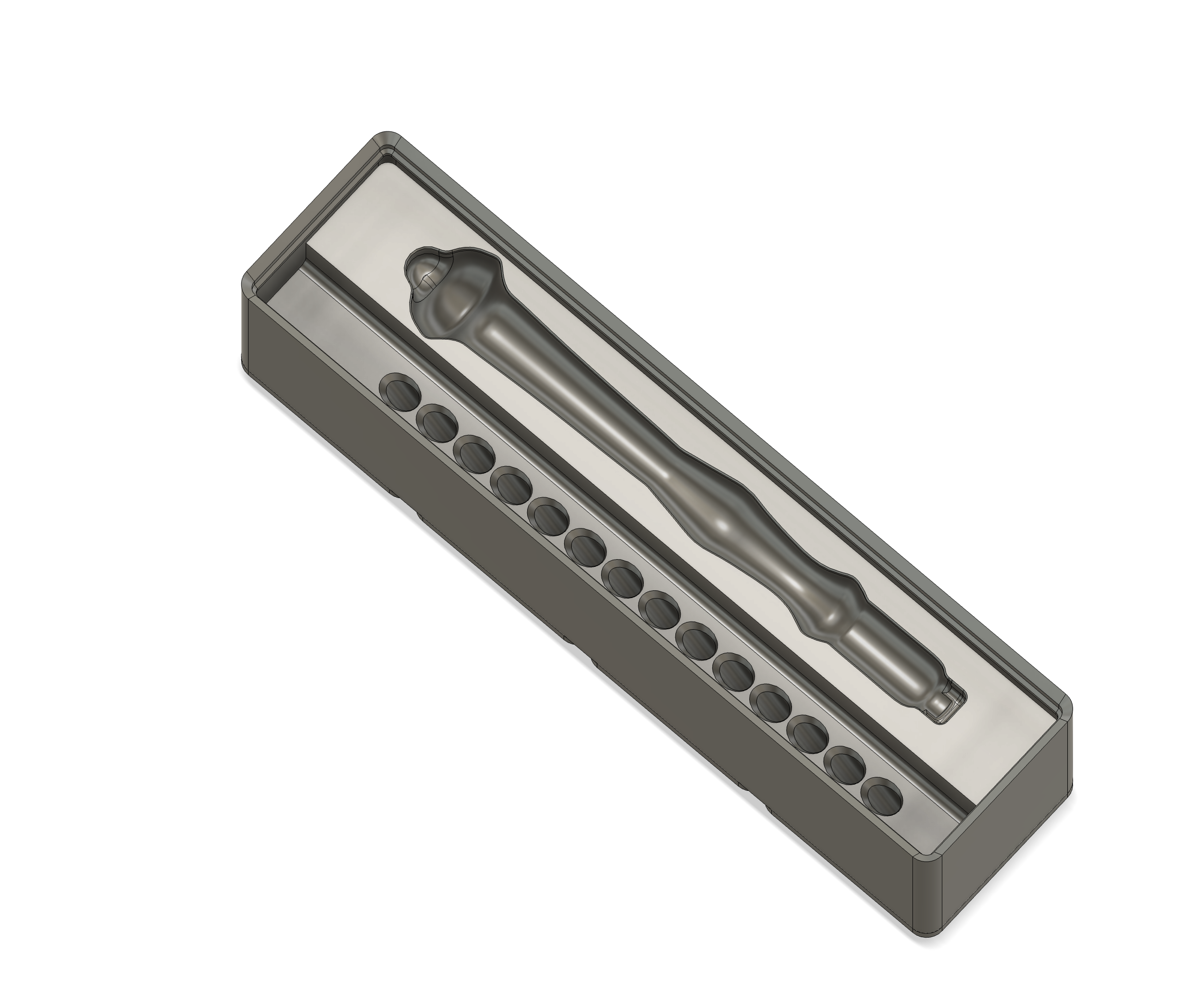 Wera 1013 Kraftform Micro Gridfinity 1x4x6 bin by Potato Stardust ...