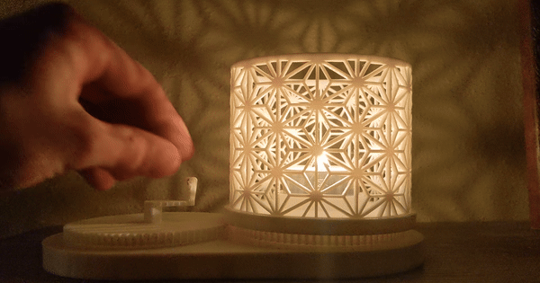Rotating Shadow Lamp by Sairae | Download free STL model | Printables.com
