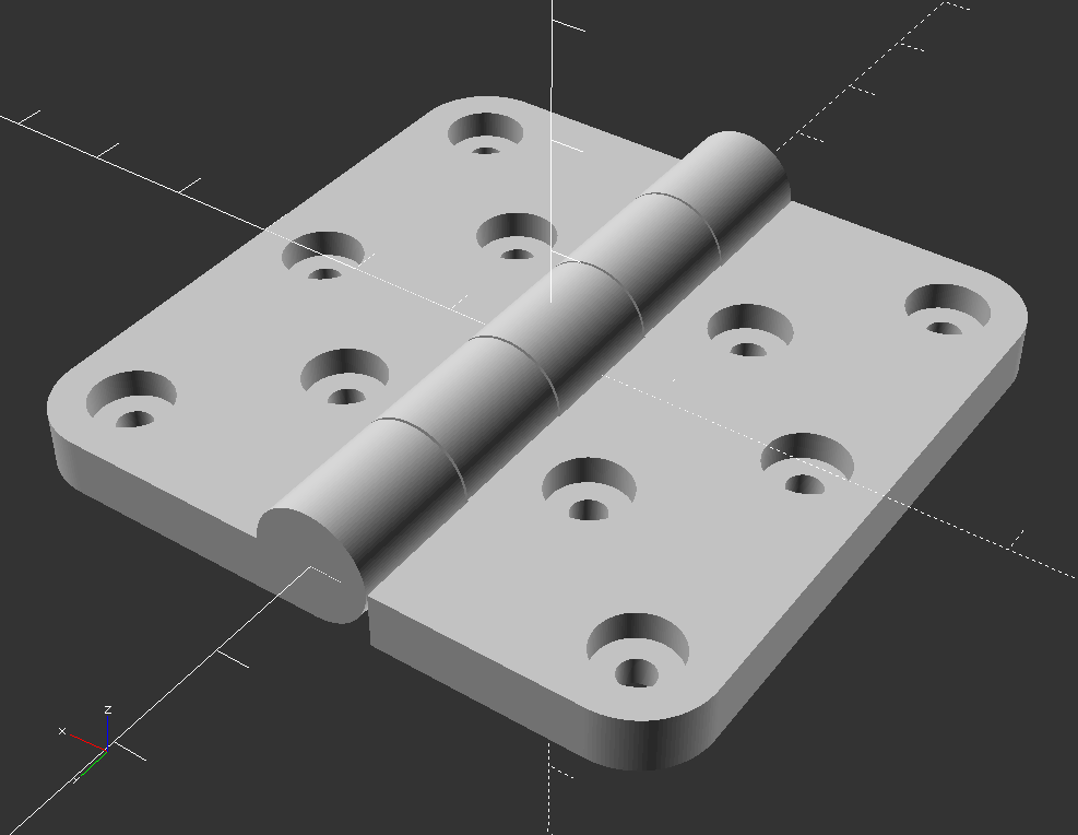 Parametric Hinge par fabio | Téléchargez gratuitement un modèle STL ...