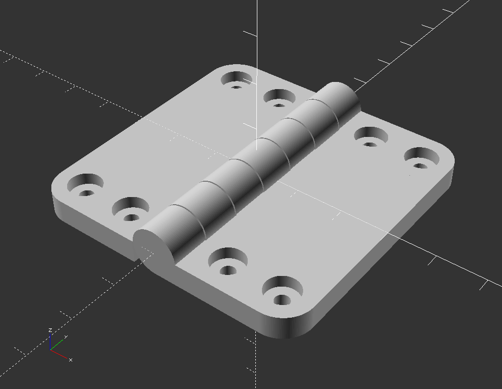 Parametric Hinge par fabio | Téléchargez gratuitement un modèle STL | Printables.com