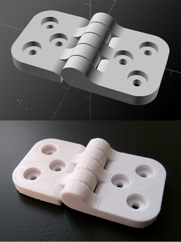 Parametric Hinge par fabio | Téléchargez gratuitement un modèle STL ...