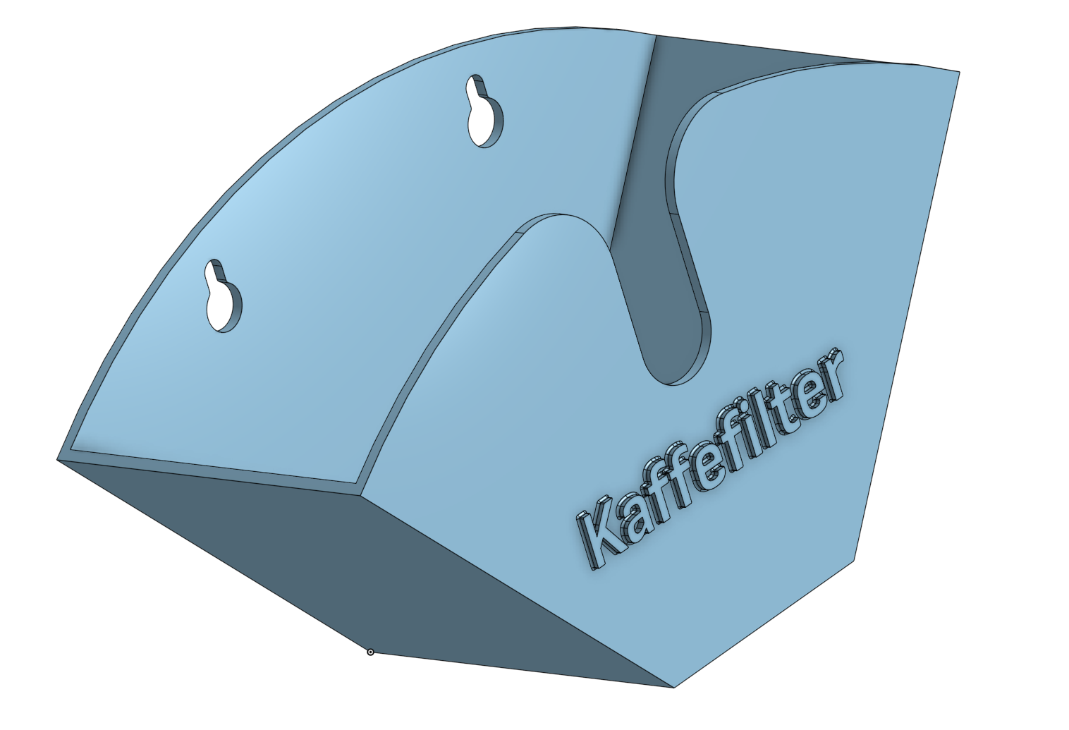 Coffee filter box/ Kaffe filter boks Nr.4 by Ovland3D | Download free ...