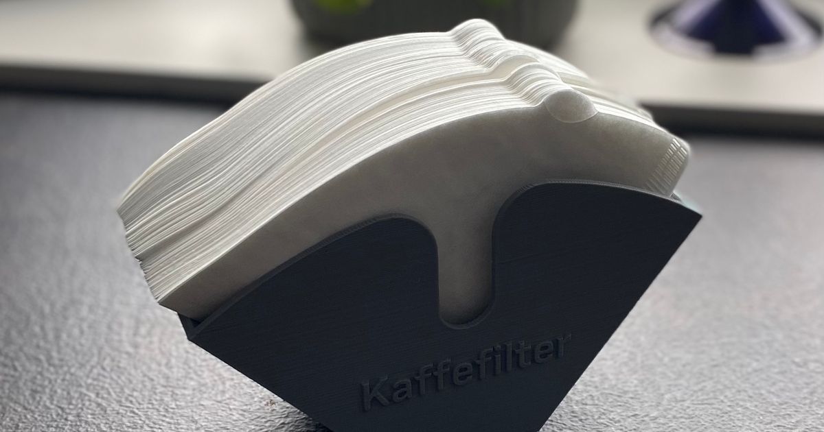 Coffee filter box/ Kaffe filter boks Nr.4 by Ovland3D | Download free ...