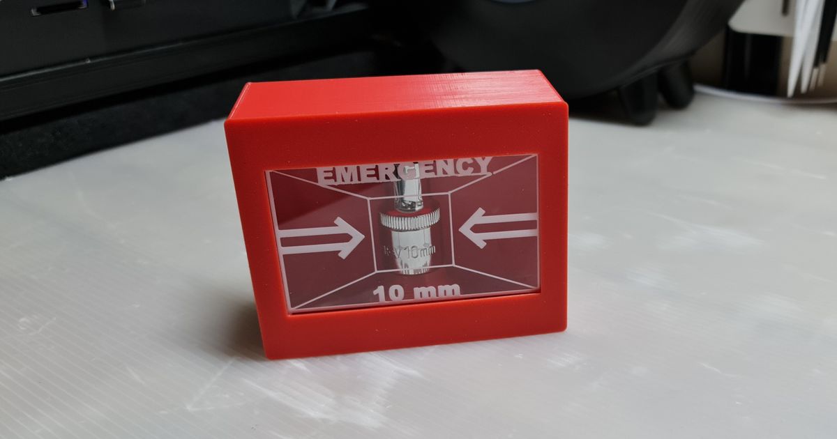 10mm socket emergency box display by Aleksej Pavlov | Download free STL ...