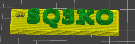 Keychain with Ham Radio call sign by SQ3KO | Download free STL model ...