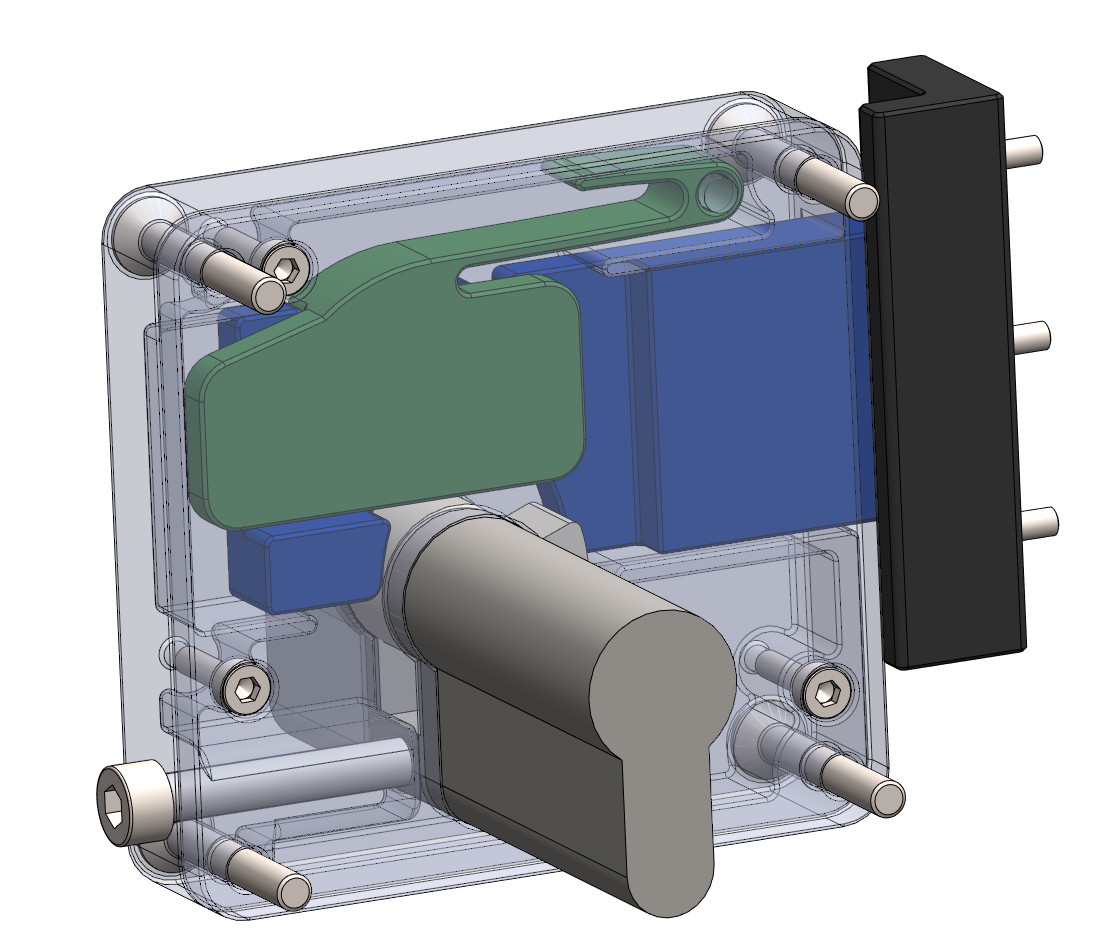 Lock for cylindrical insert by HribaDesign | Download free STL model ...