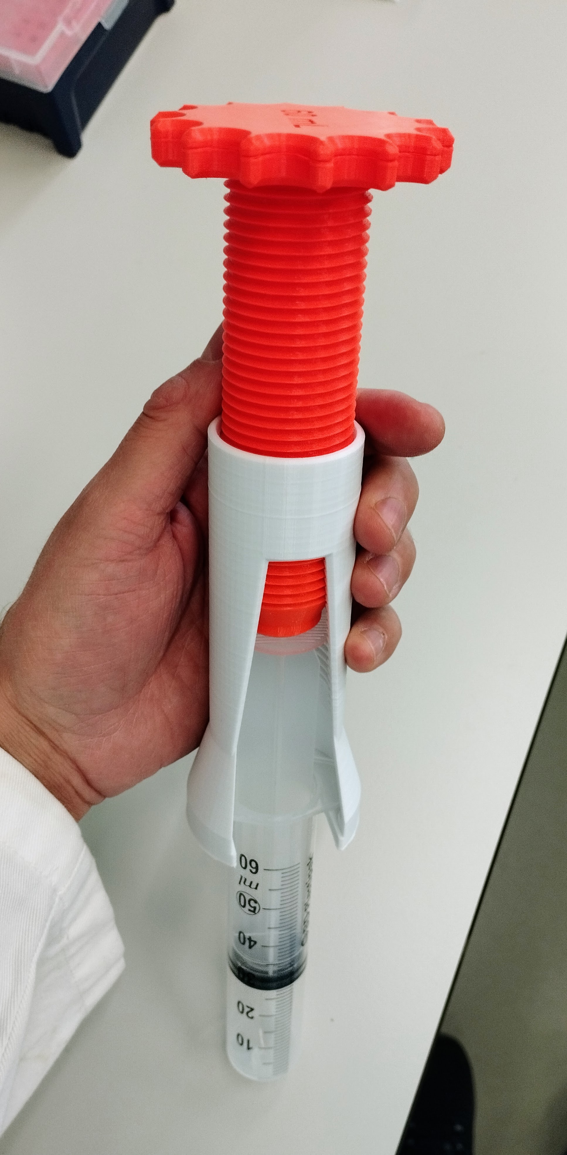 Syringe Press e.g. to filter cell lysate by Stefan Huber | Download ...