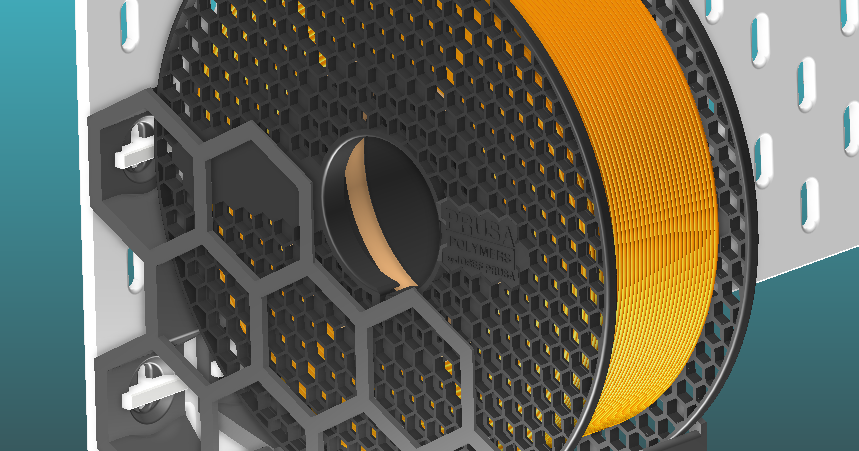 Skadis Filament Spool Holder (T-Clip system) by DJ_Designs | Download ...