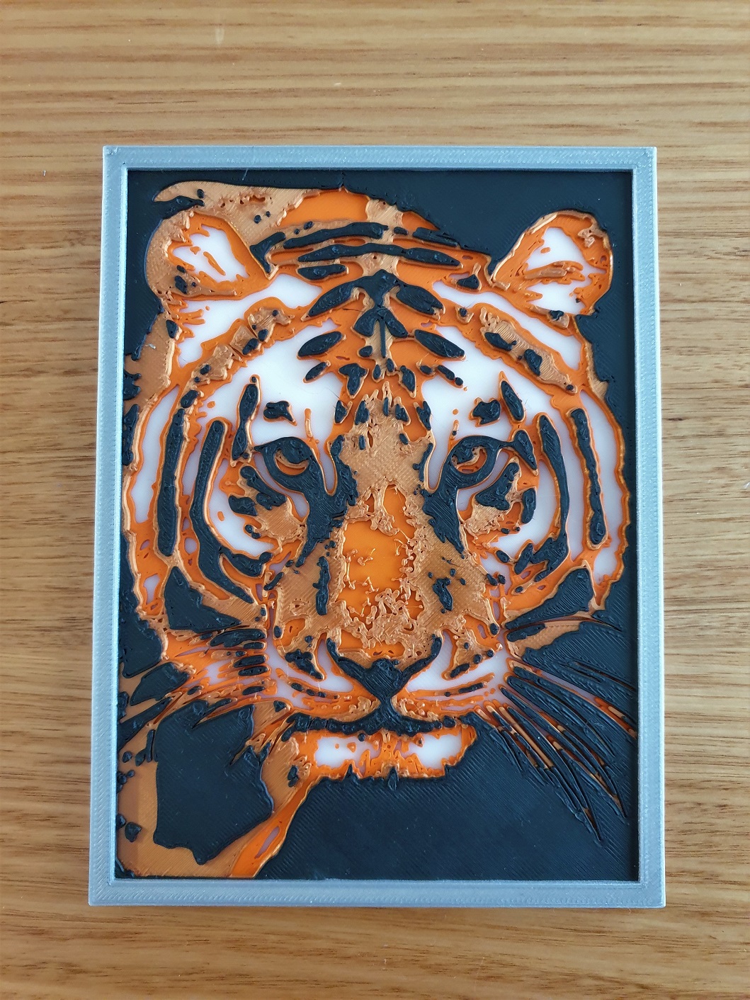 Tiger Picture by 3DPrintBunny | Download free STL model | Printables.com