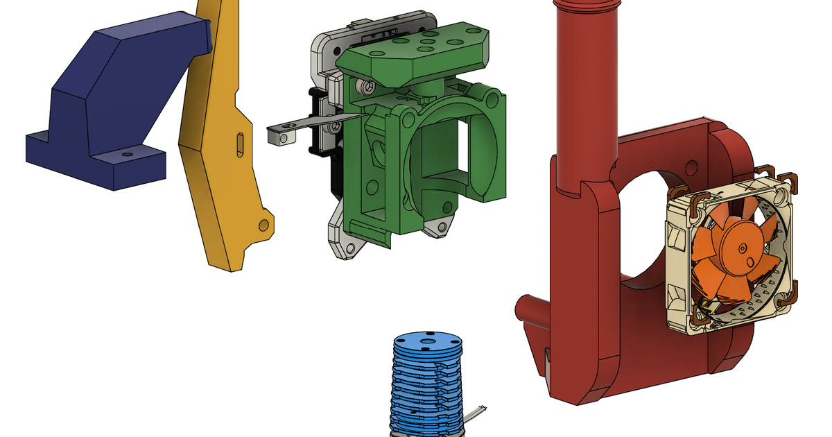 Voron RapidCut Hotend by Mace3D | Download free STL model | Printables.com