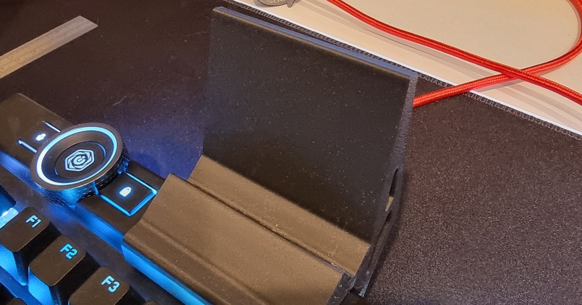 Phone mount for Corsair K100 RGB keyboard by Dean | Download free STL ...