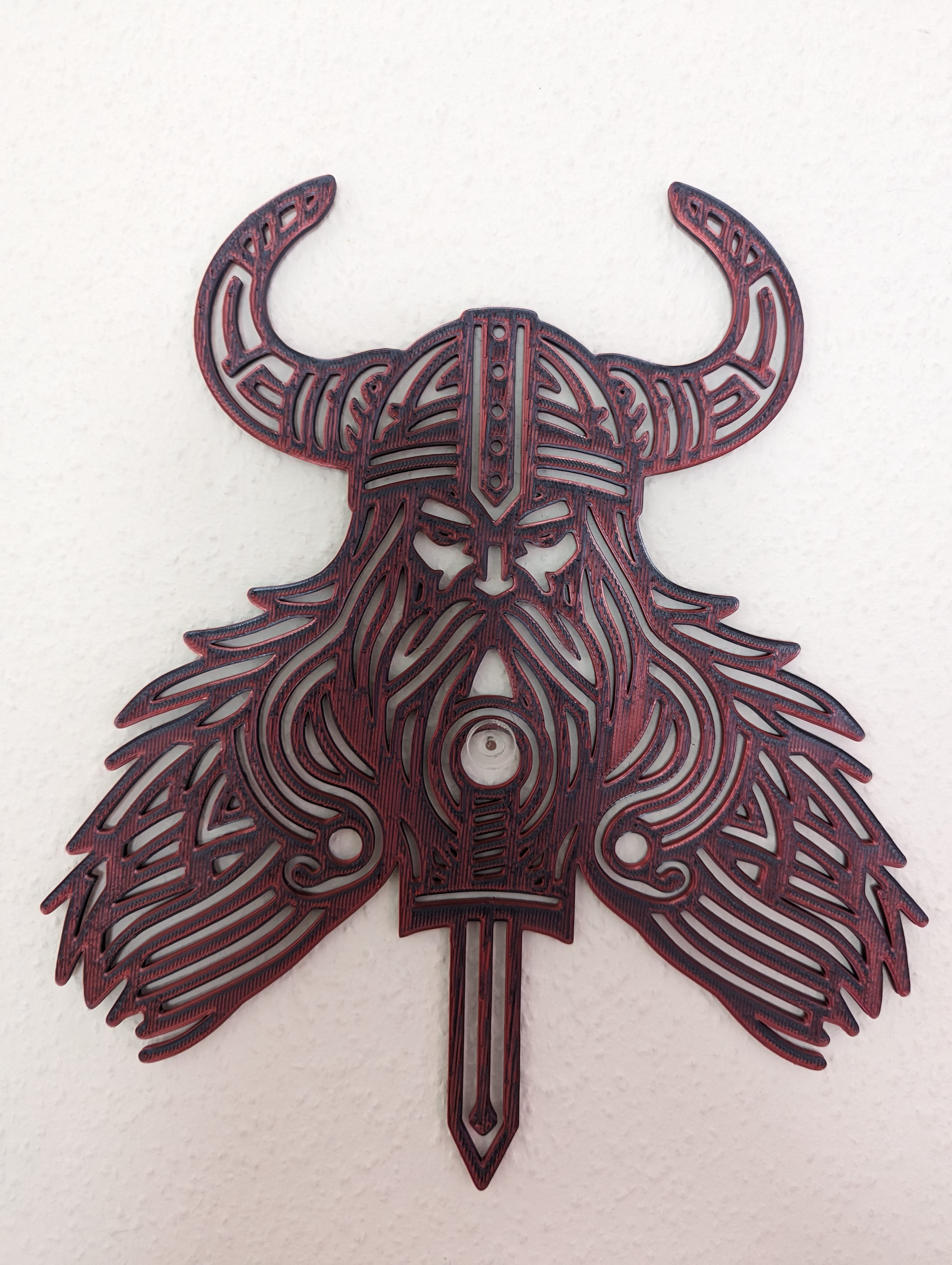 Viking Wall Picture by Melt the String | Download free STL model ...