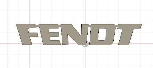 Fendt Schriftzug by Mattis | Download free STL model | Printables.com