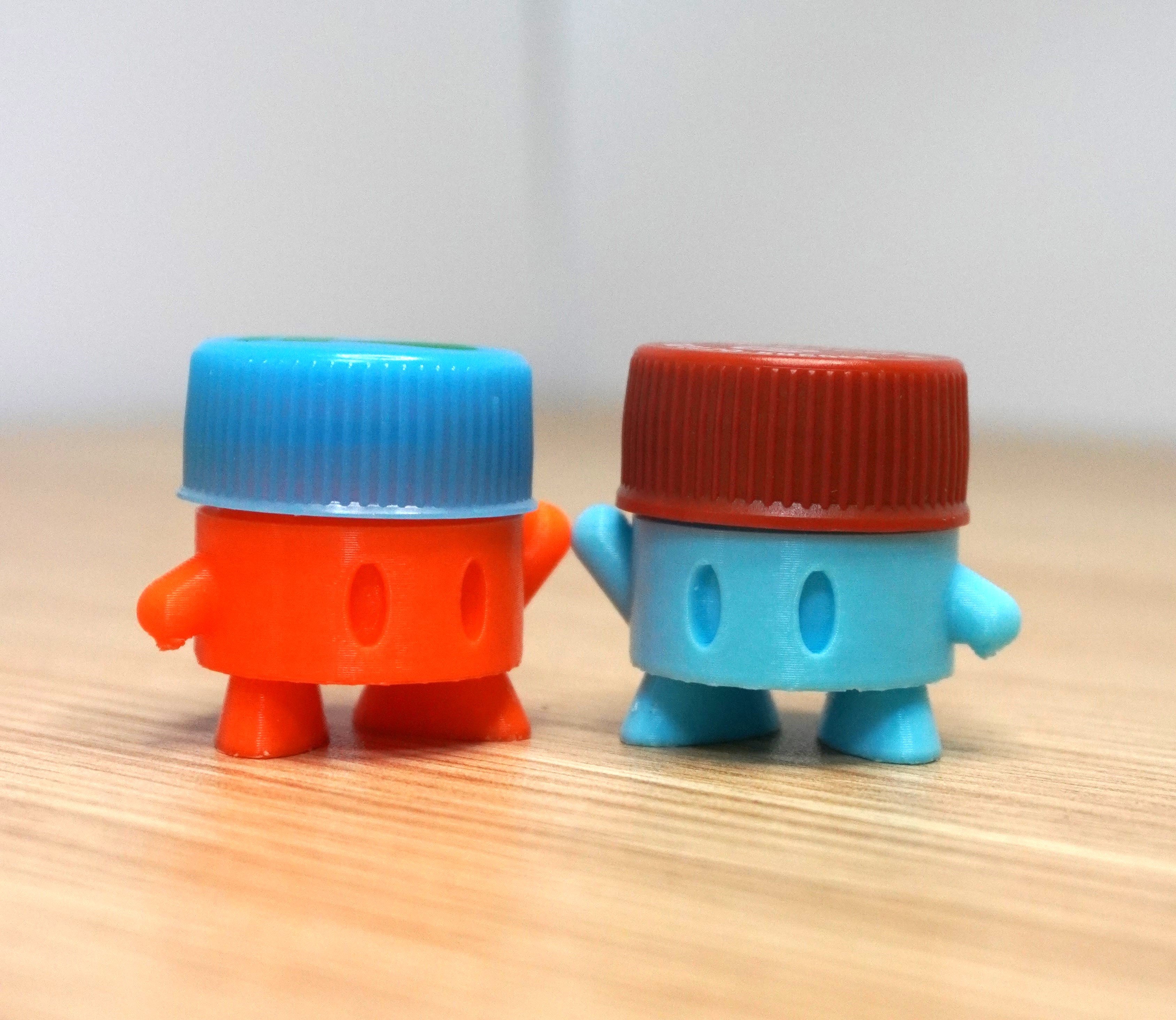 Bottle Cap Boy v2 by fabio | Download free STL model | Printables.com