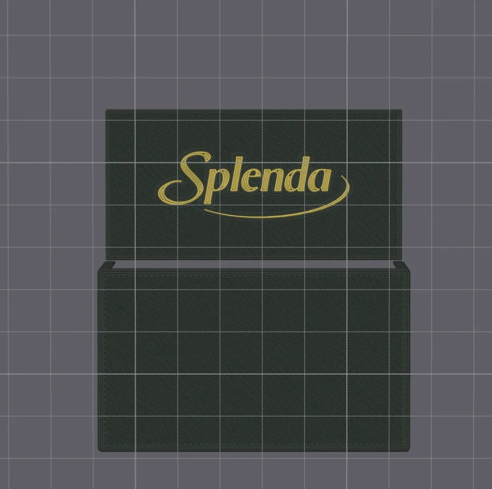 Sugar Packet Holder | Splenda Packet Container | Interchangeable Labels ...