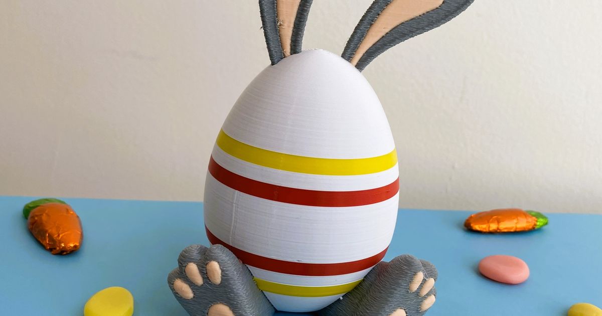 "Bun-Bun" the EggBunny by MEAFdesigns | Download free STL model ...