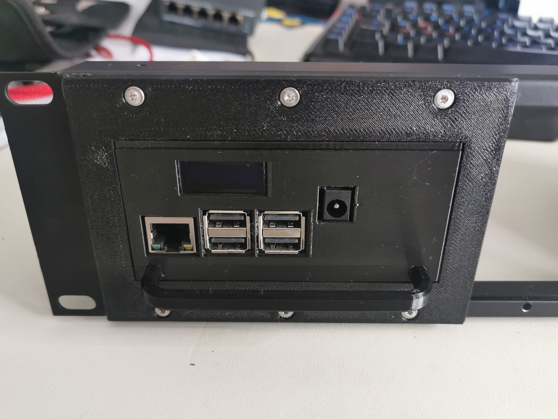 RaspberryMatic PoE Housing Rack Mount by KIL0 | Download free STL model ...