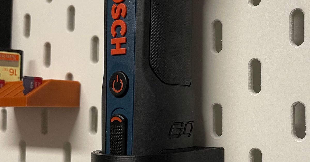 Bosch Professional Go with magnetic charging cable for IKEA Skadis von BBTec3D | Kostenloses STL ...