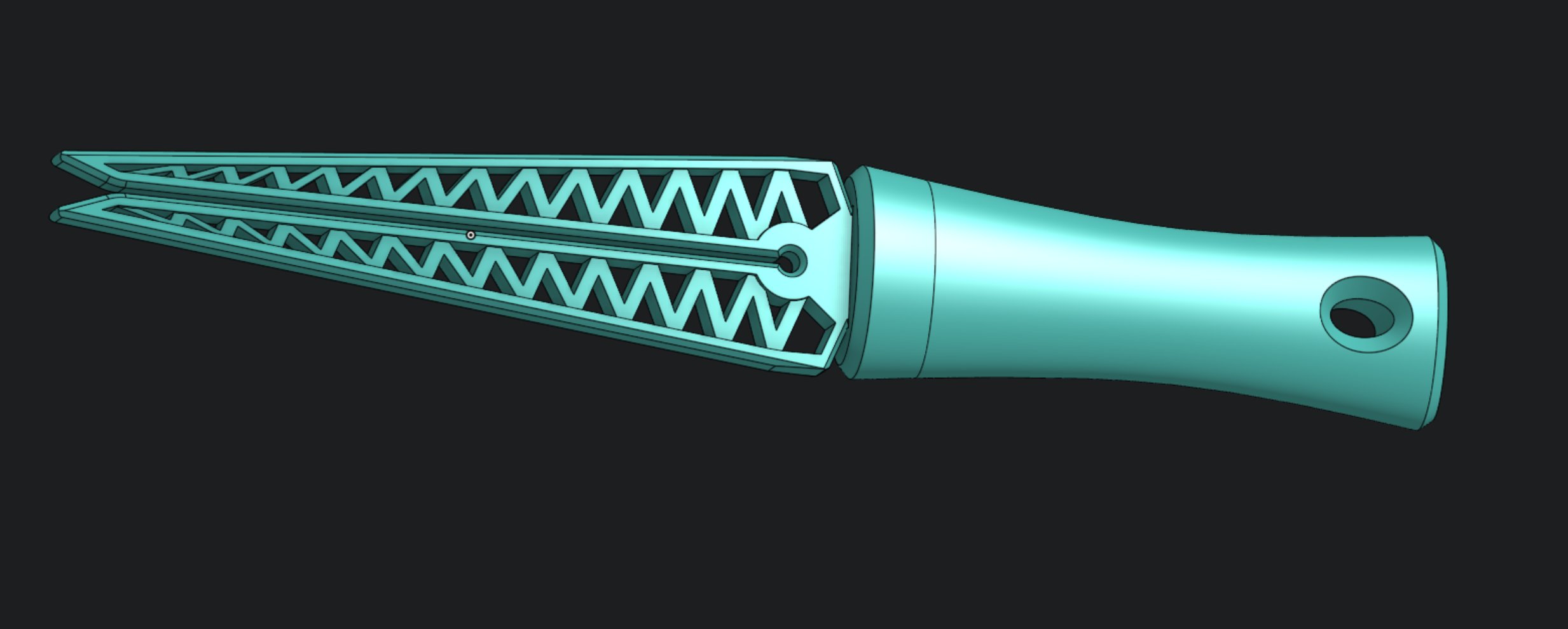 Cyberpunk Dagger Prop by Niuthon | Download free STL model | Printables.com