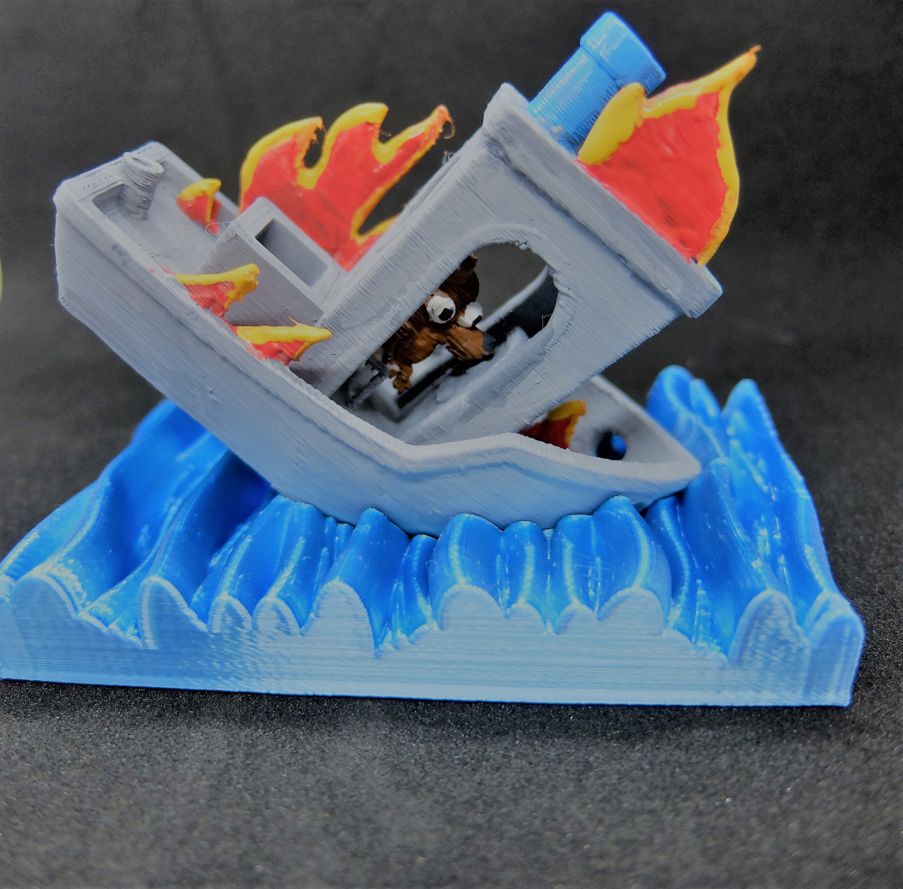 This is fine Benchy by KN16 | Download free STL model | Printables.com