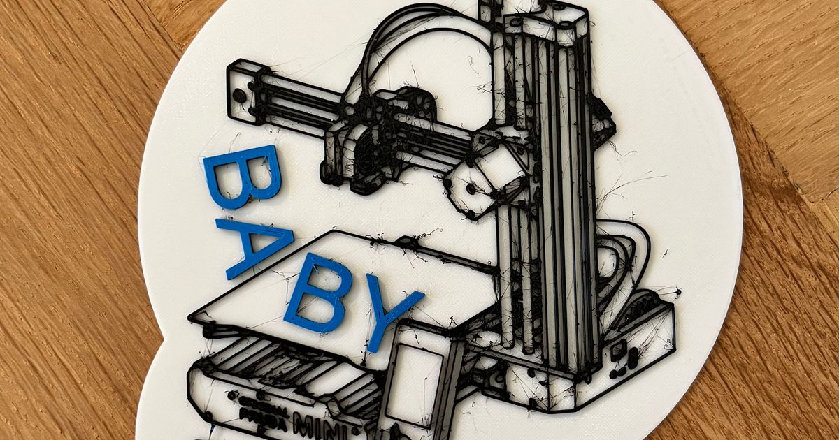 Baby on board MINI by kraliks | Download free STL model | Printables.com