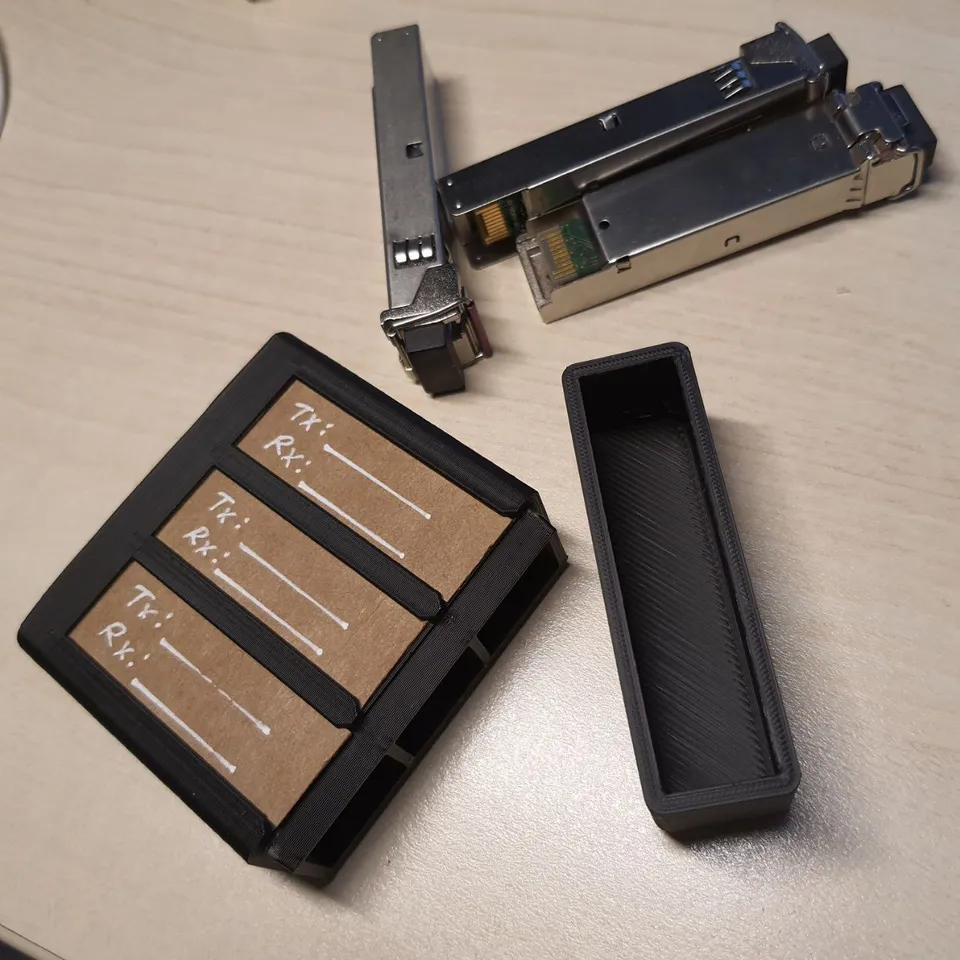 Box for 3 SFP modules by Konstantin Radchenko | Download free STL model ...
