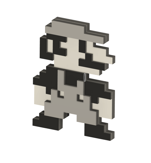 SMB Mario Sprite by DoomMeister | Download free STL model | Printables.com