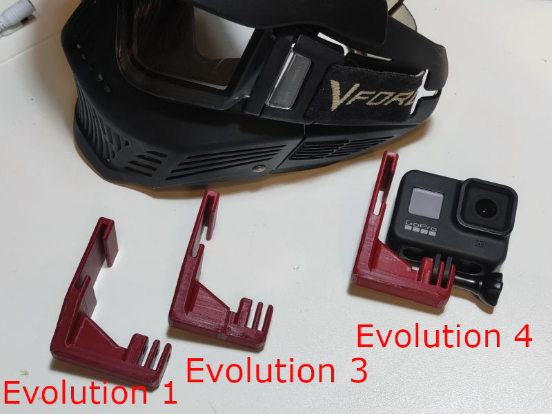 Paintball Goggle GoPro Mount by ippe | Download free STL model ...