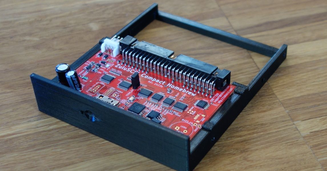 ZuluSCSI Compact RP2040 floppy drive (fdd) frame by yetanotherprusauser ...