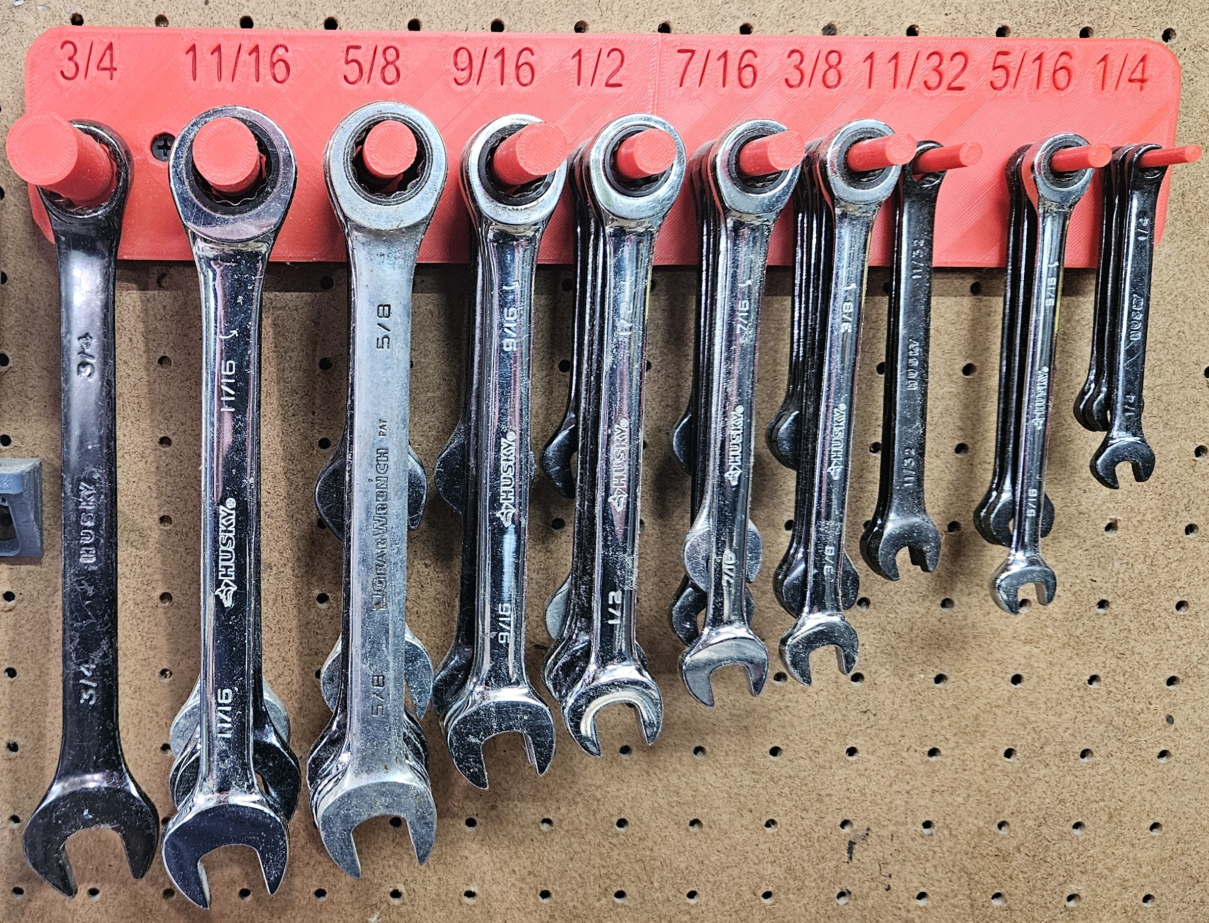 Combination Wrench Holder - Multiple of Same Size - Wall Mounted by ...