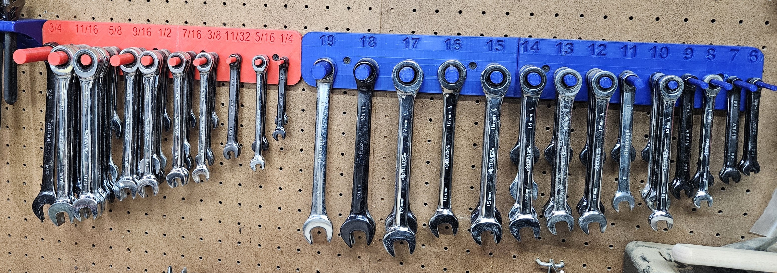 Combination Wrench Holder - Multiple of Same Size - Wall Mounted by ...