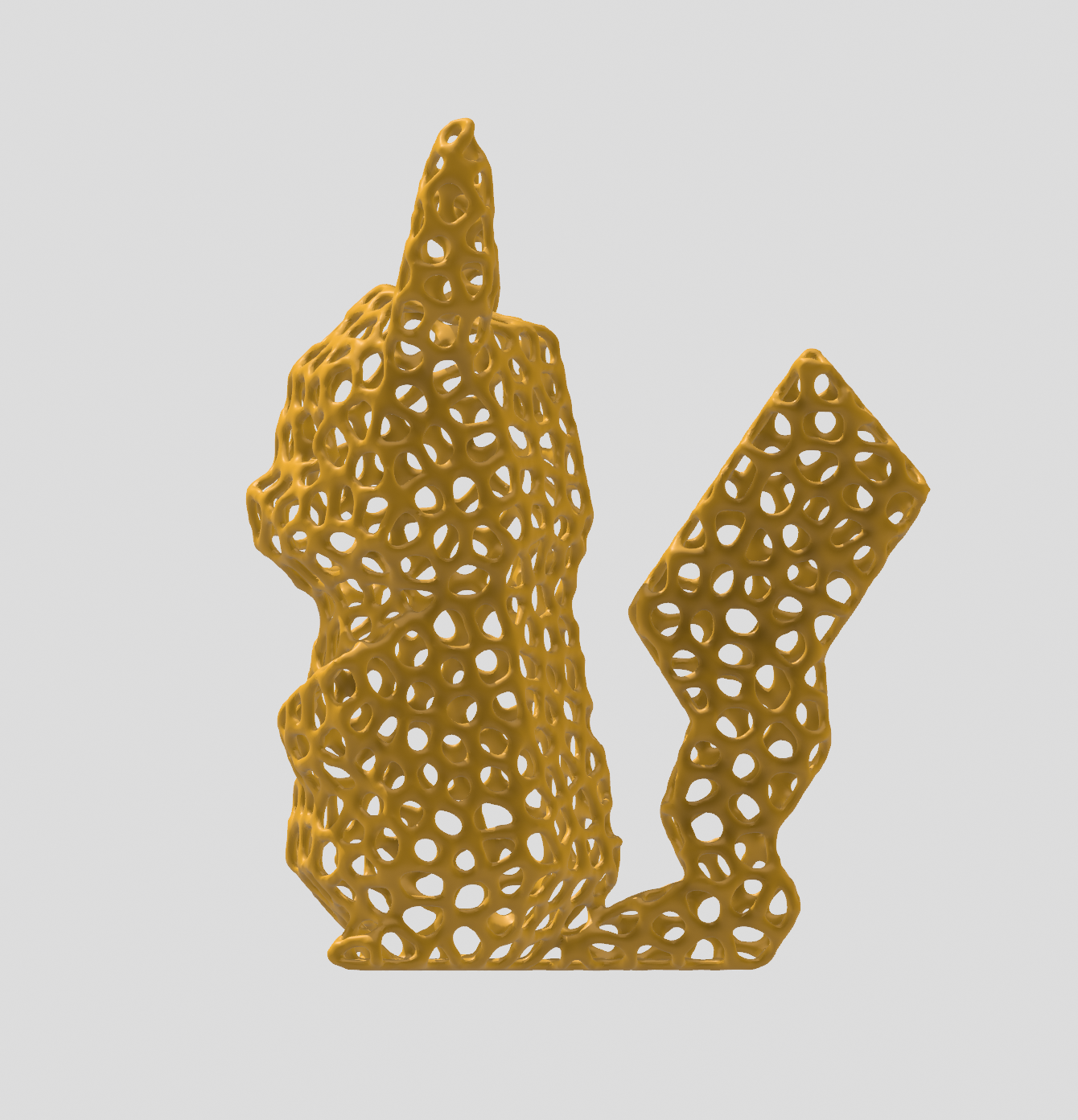 Pikachu Voronoi by AlexisFimeyer | Download free STL model | Printables.com