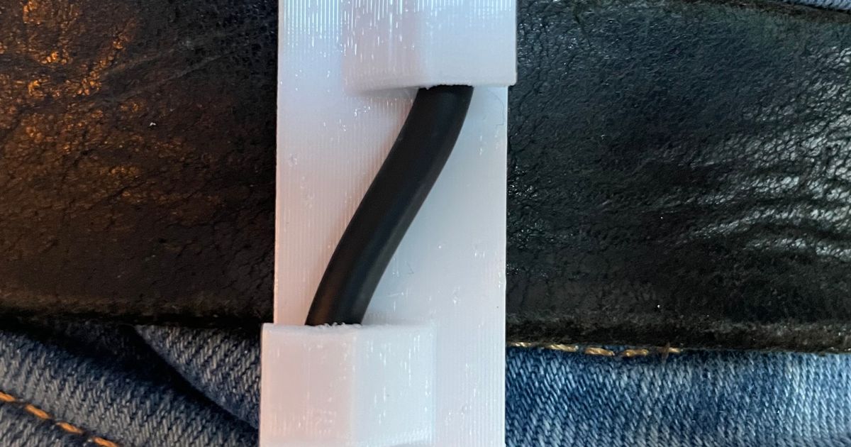 Cable Belt Clip for PSVR2 or other VR headsets by Daniel | Download ...