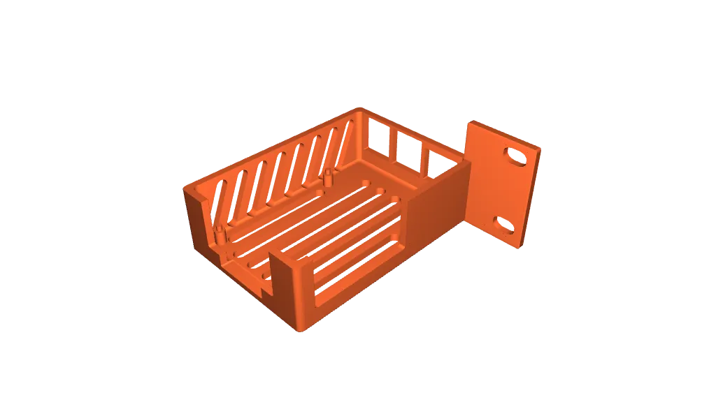 Raspberry Pi 5 Rack mount by LittleProgrammer | Download free STL model ...