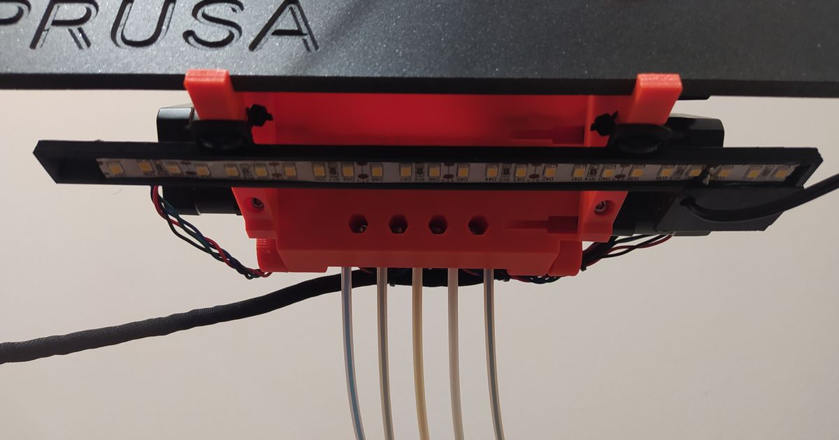 LED strip for 3D printer with MMU2S by Oreo_cz | Download free STL ...