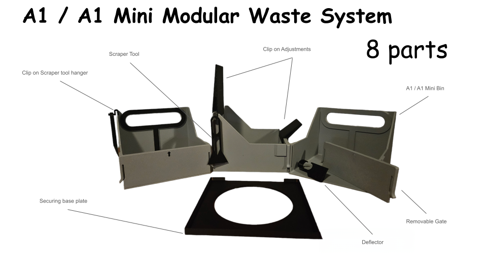 A1 / A1 Mini Waste Management by CLS | Download free STL model ...
