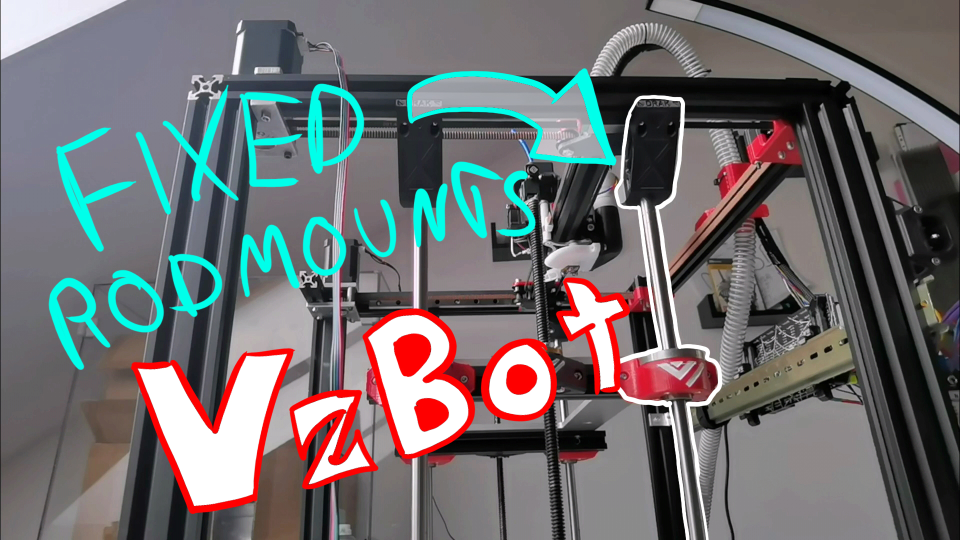 10mm Rod Shaft Mount Bracket VzBot by Drak | Download free STL model ...