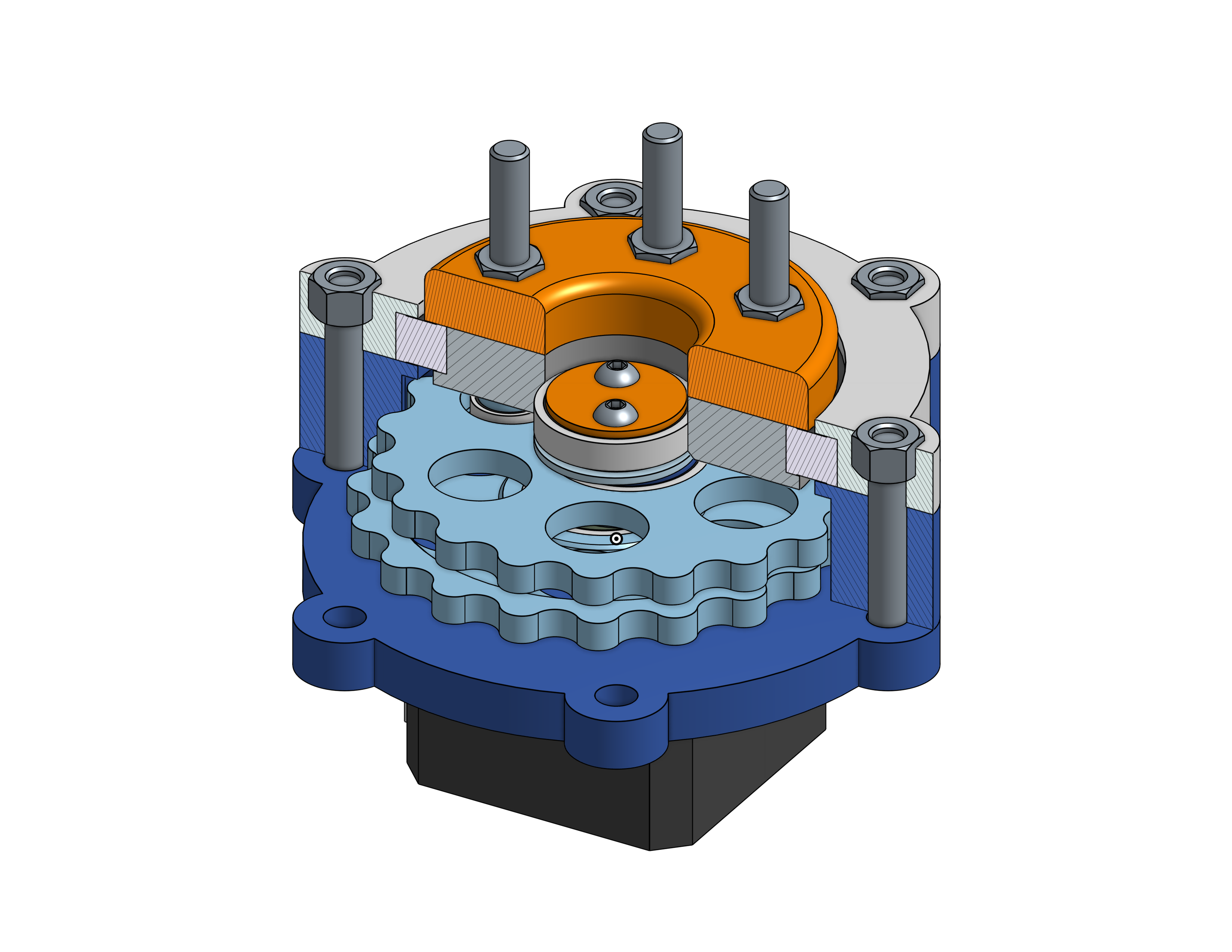 NEMA 17 Cycloidal Drive by nitromike502 | Download free STL model ...