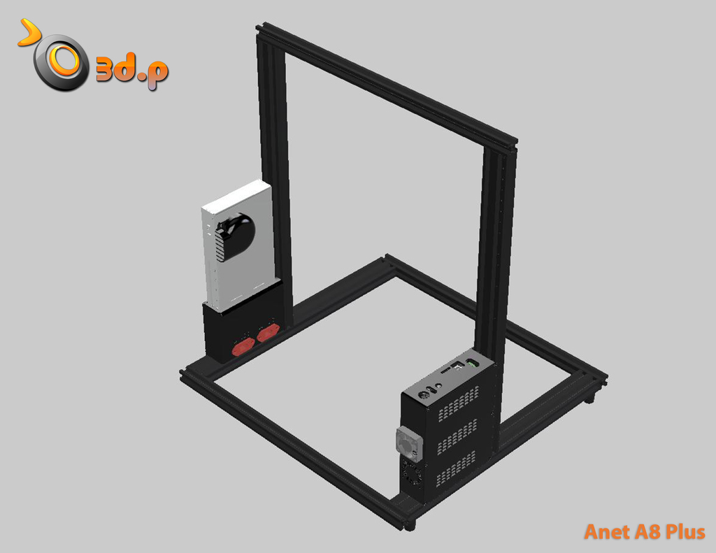 ANET A8 PLUS frame by Pedro Azevedo | Download free STL model ...