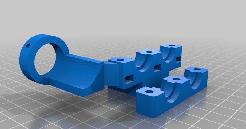 SMARTRAPCORE_Dual_E3DV6_mount_V1 by Pedro Azevedo | Download free STL ...