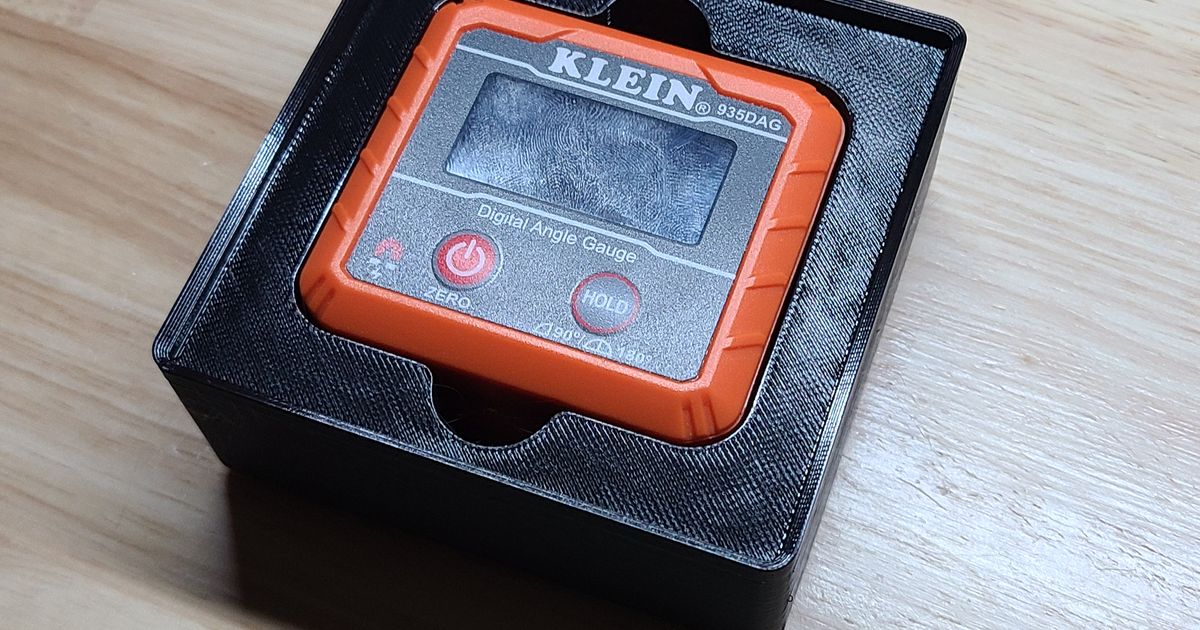 Klein Digital Angle Finder - Gridfinity by kvn5x4 | Download free STL ...