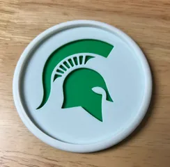 University of Michigan Coaster by 3D_Frank | Download free STL model ...